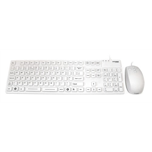 AccuMed Medical Keyboard (105) and Mouse Bundle (MOUNA-SIL) — Keyboard ...