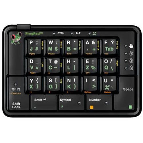 Frogpad Right Handed USB Keyboard — Keyboard Specialists LTD