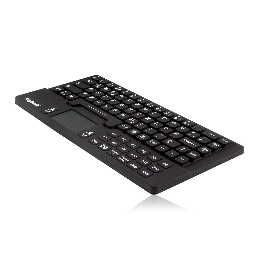 Keysonic KSK-5031 Waterproof Compact Keyboard with Touchpad — Keyboard ...