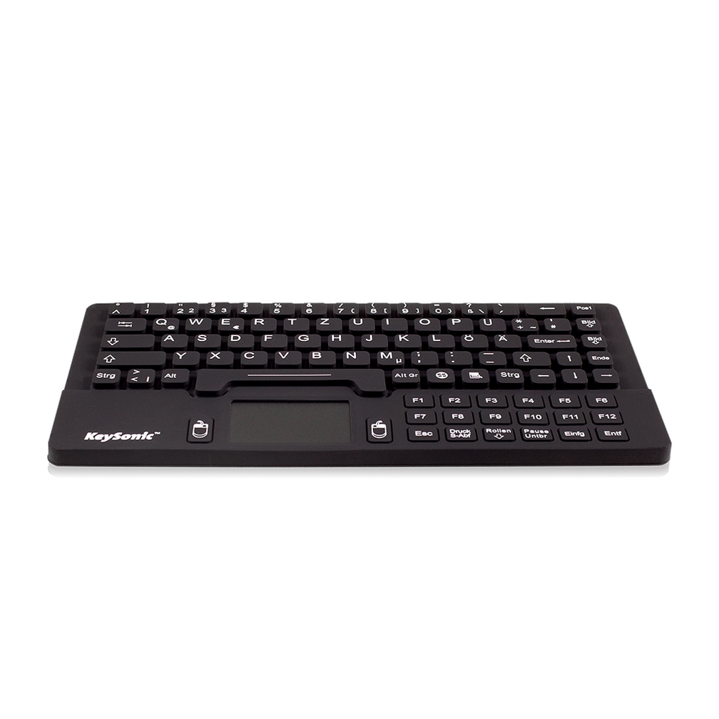 Keysonic KSK-5031 Waterproof Compact Keyboard with Touchpad — Keyboard ...