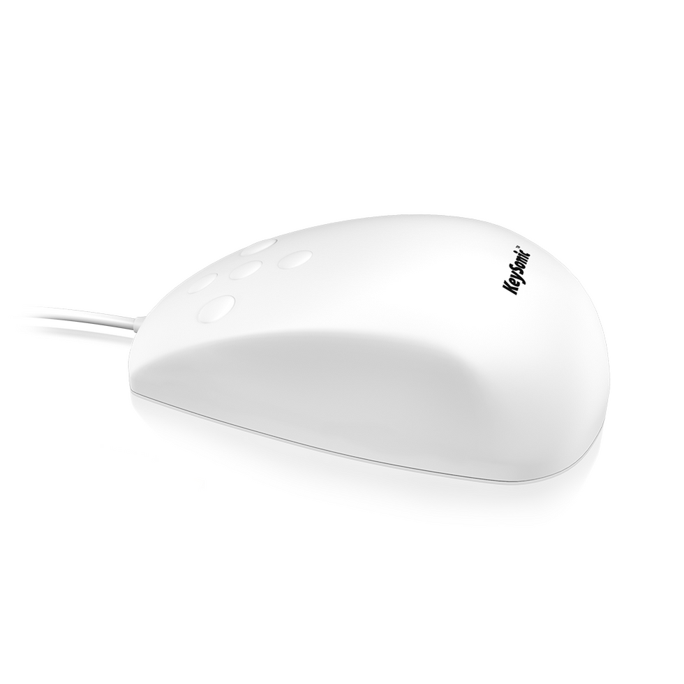 Keysonic KSM-3020M-W IP68 Rated Silicon Mouse — Keyboard Specialists LTD