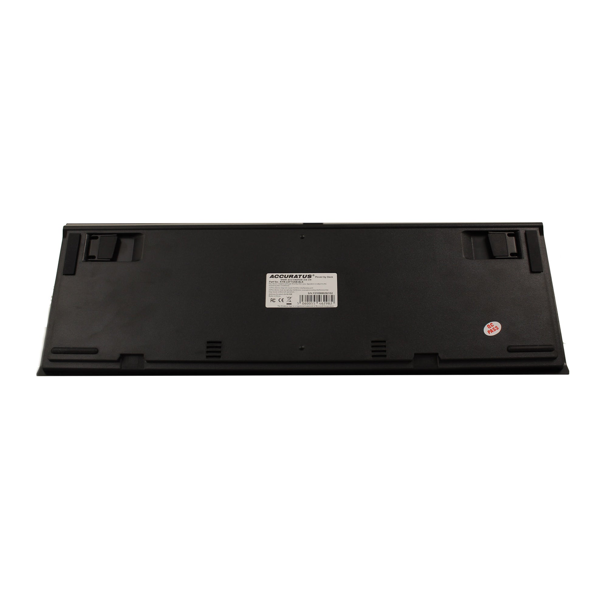 Accuratus Left-Handed Black Keyboard — Keyboard Specialists LTD