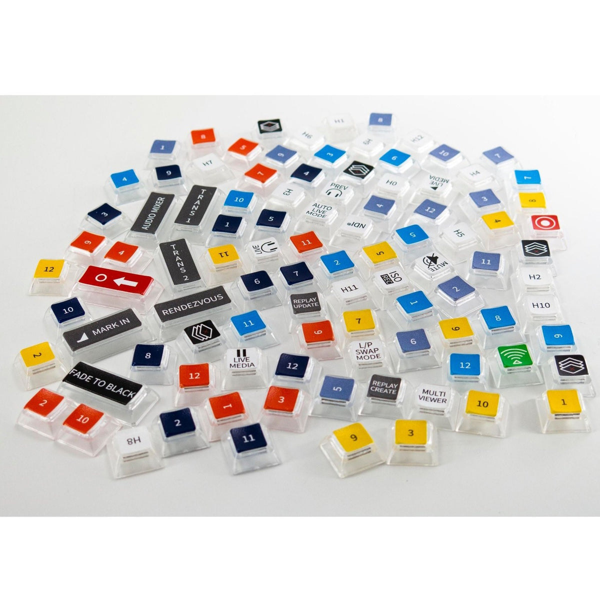 X-keys Wirecast Key Set for XKE-128 — Keyboard Specialists LTD